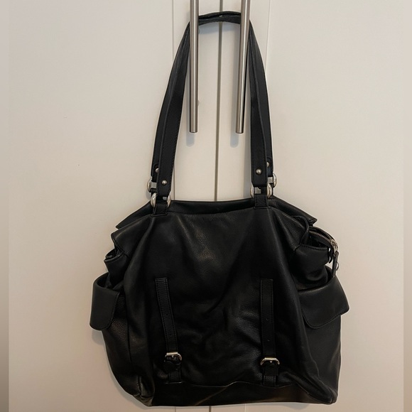 tergan | Bags | 0 Genuine Leather Black | Poshmark